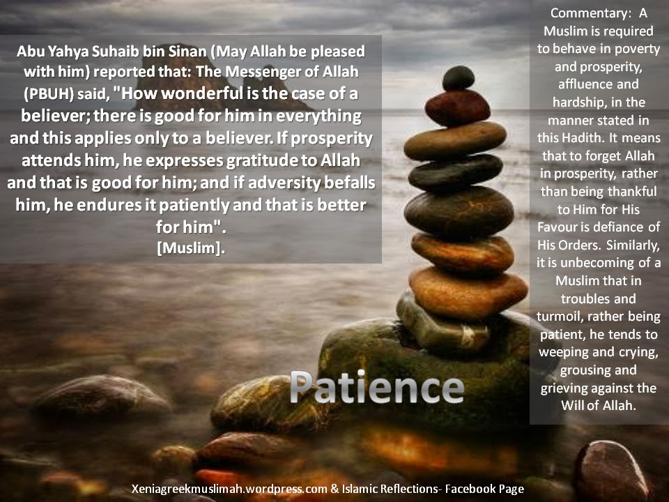 Happiness in Islam is based on patience (Sabr) and gratitude (Shukr ...