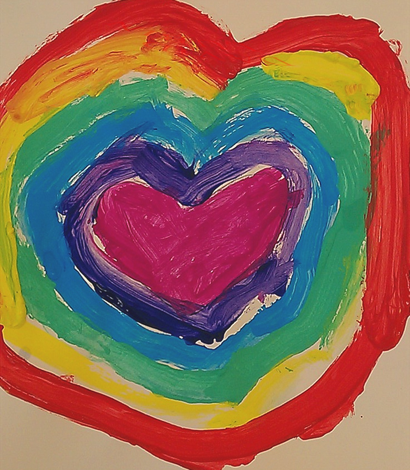 The David Lubin Art Studio: Color heart/color wheel