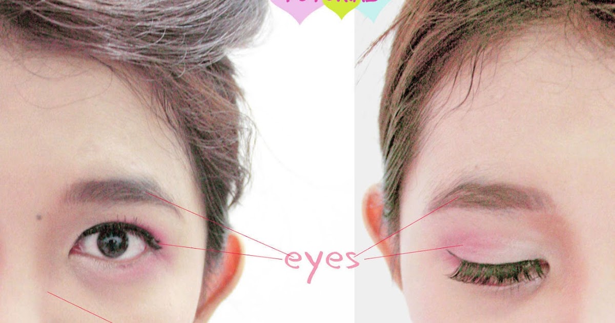 Tutorial bright pink looks (hidden pink eyes) | iva's beauty journey