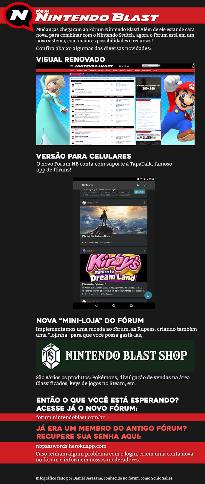 Novo Fórum Nintendo Blast: confira as novidades da plataforma ...