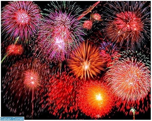 Permandangan Bunga Api Dari Kapal Terbang. - Gaban Comel