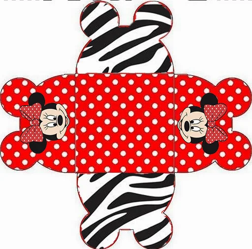 Zebra Minnie Mouse Clipart