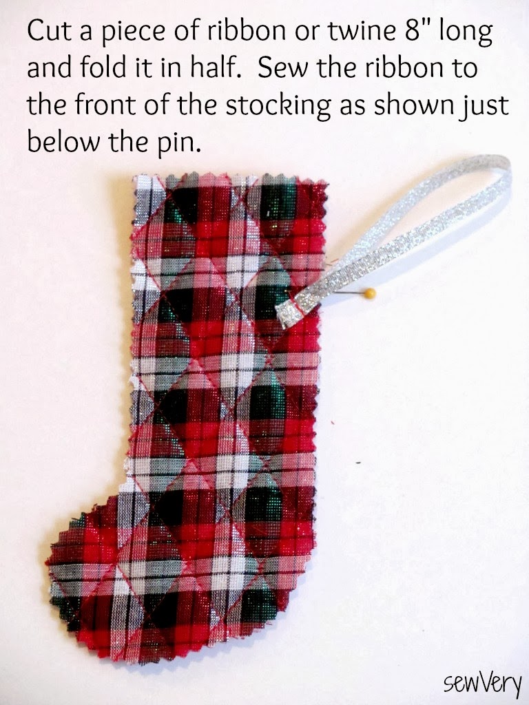 sewVery: A sewVery Simple Stocking Ornament Tutorial