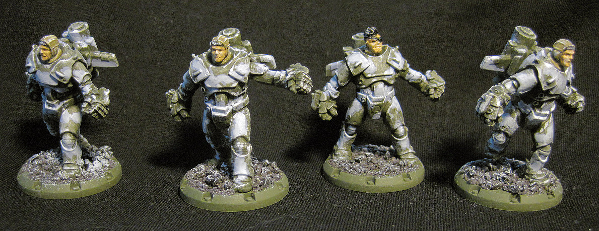 invivos: Dust Tactics: My painted Allied Platoon