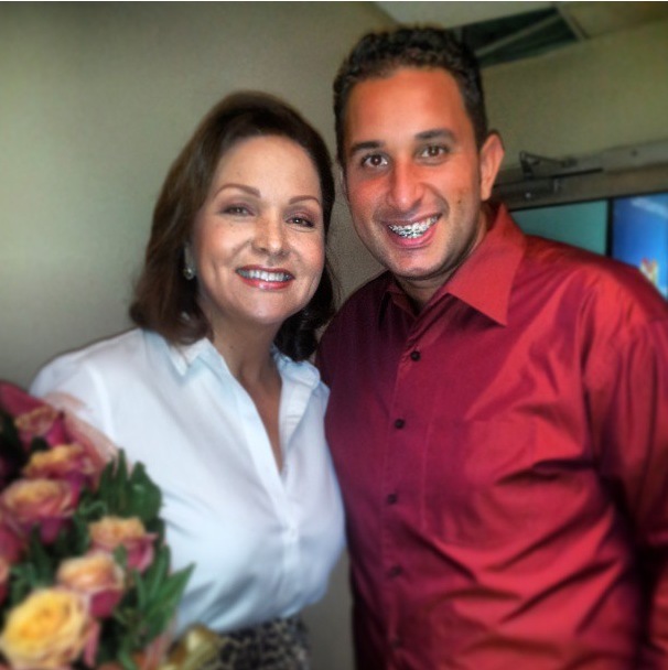 La actriz Elluz Peraza y Faruk Miguel ~ Se mueve RD