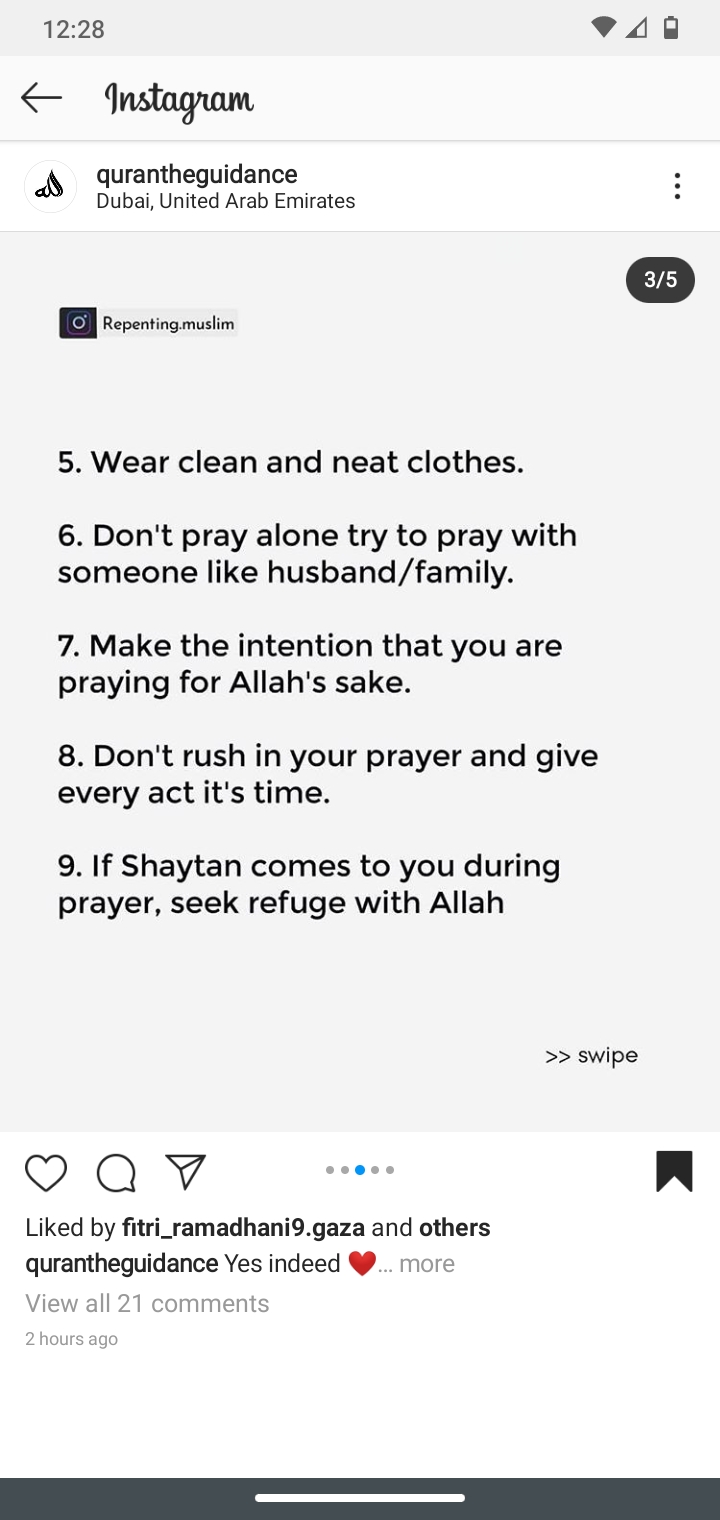 As Salah: inni wajjahtu wajhiya dua