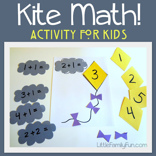 Little Family Fun: Kite Math - Activity for Kids