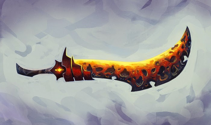 CROSS PLANES: Elemental Evil: Magma Scimitar for D&D 5th Edition
