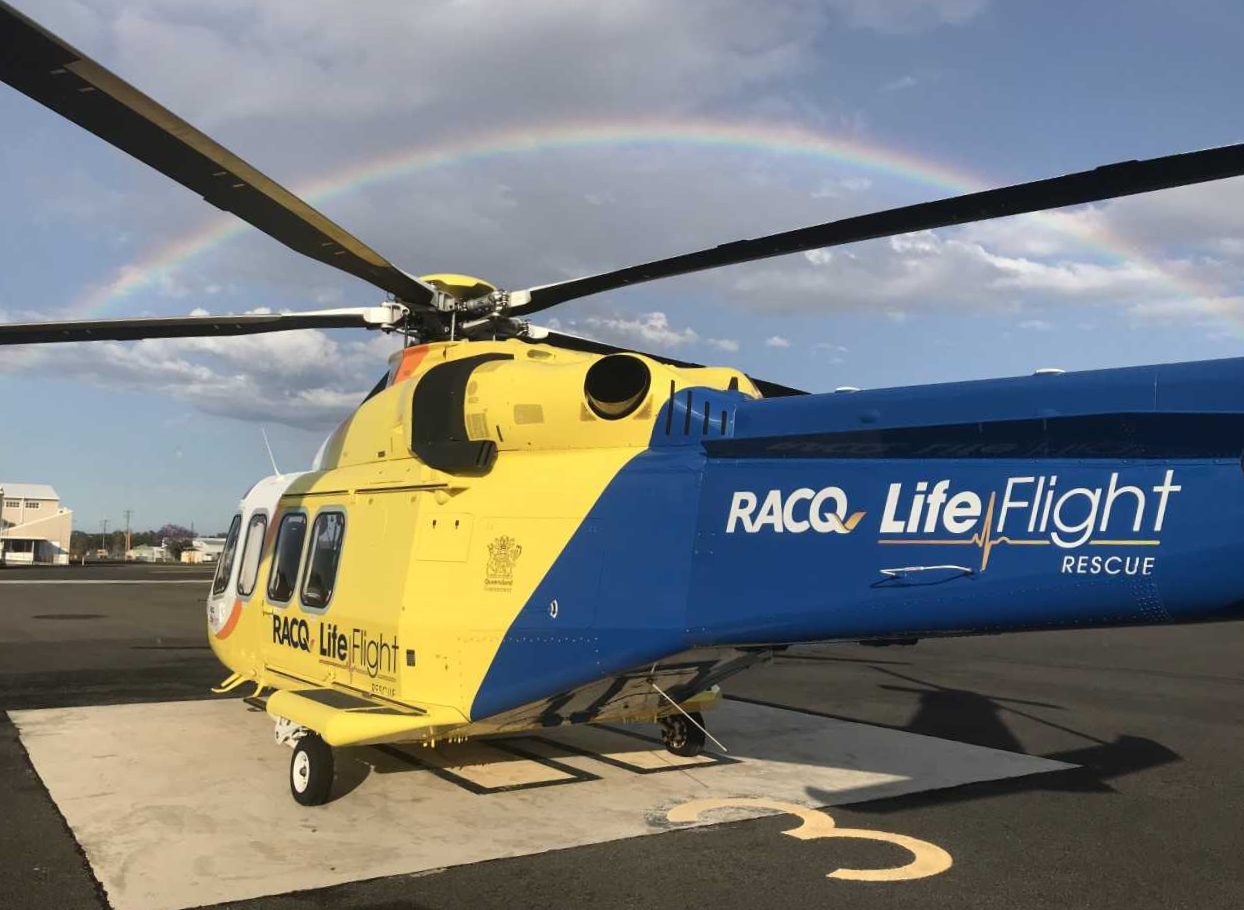 Central Queensland Plane Spotting: RACQ LifeFlight Agusta Westland ...
