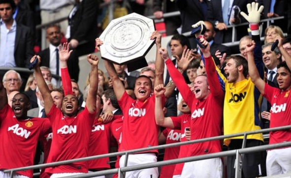 Manchester United Win Community Shield 2011 - Soccer Series Wallpapers