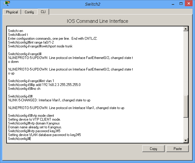 Konfigurasi VLAN Trunking Protocol ~ Nurwanto Konfigurasi VLAN Trunking Protocol ~ Nurwanto