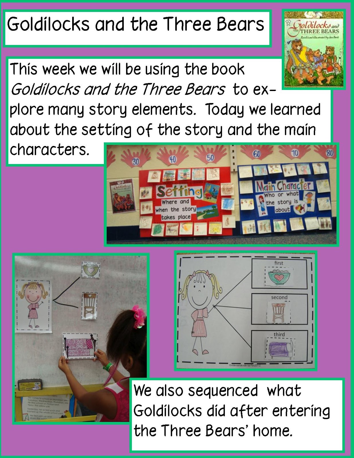 Golden Gang Kindergarten: Goldilocks and the Three Bears and Number 3