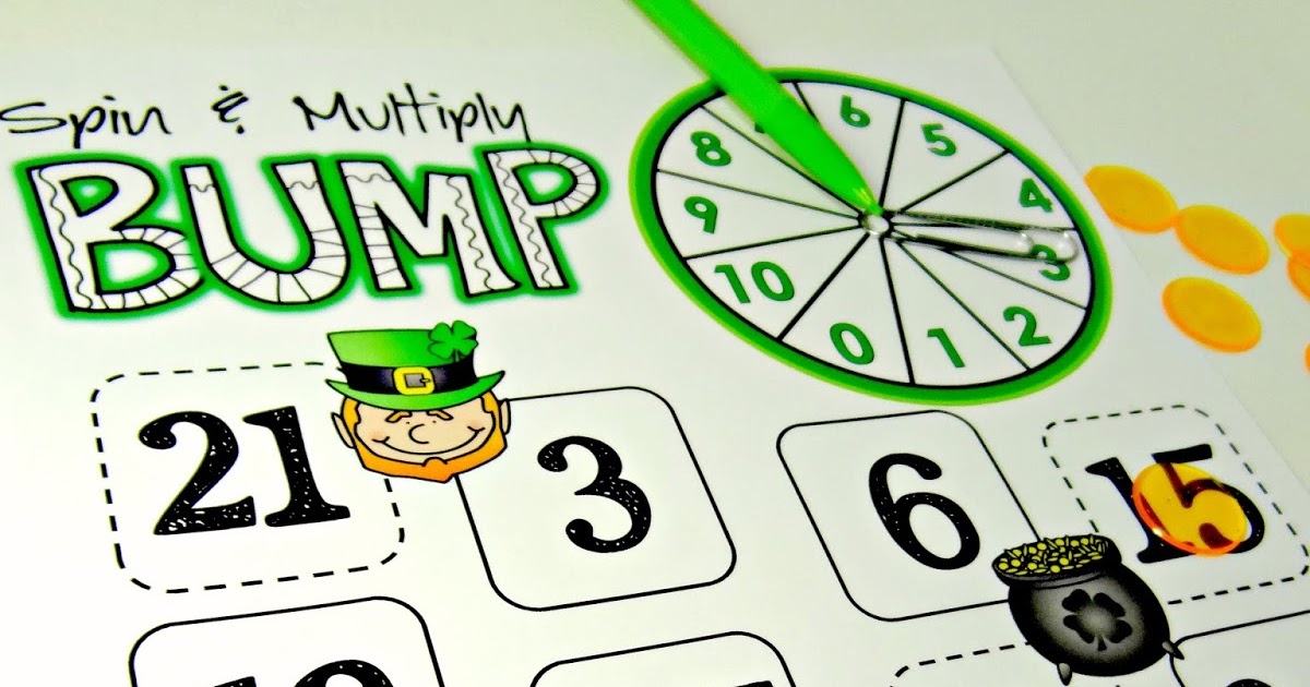 Classroom Freebies Too: St. Patrick's Day Multiplication