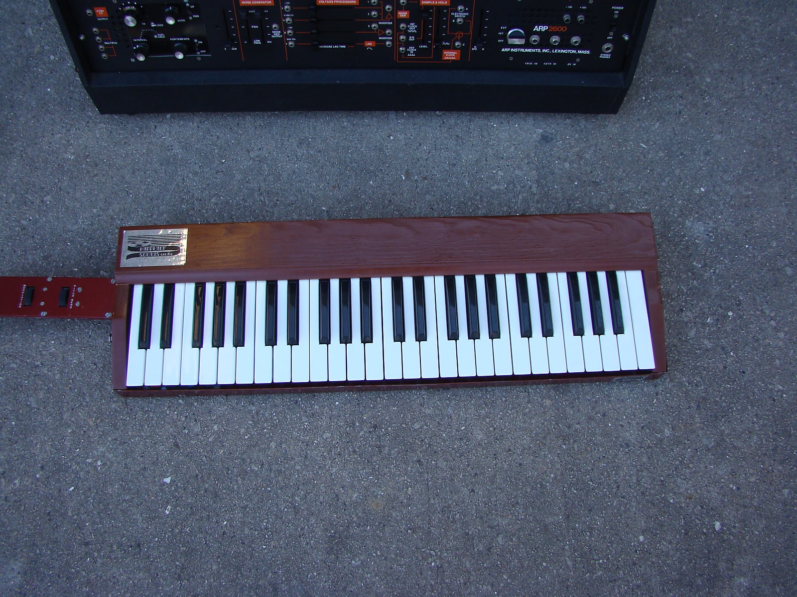 MATRIXSYNTH: ARP 2600 with custom Keytar modifications