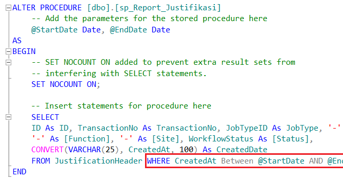 Date Between Not Working In SQL Server