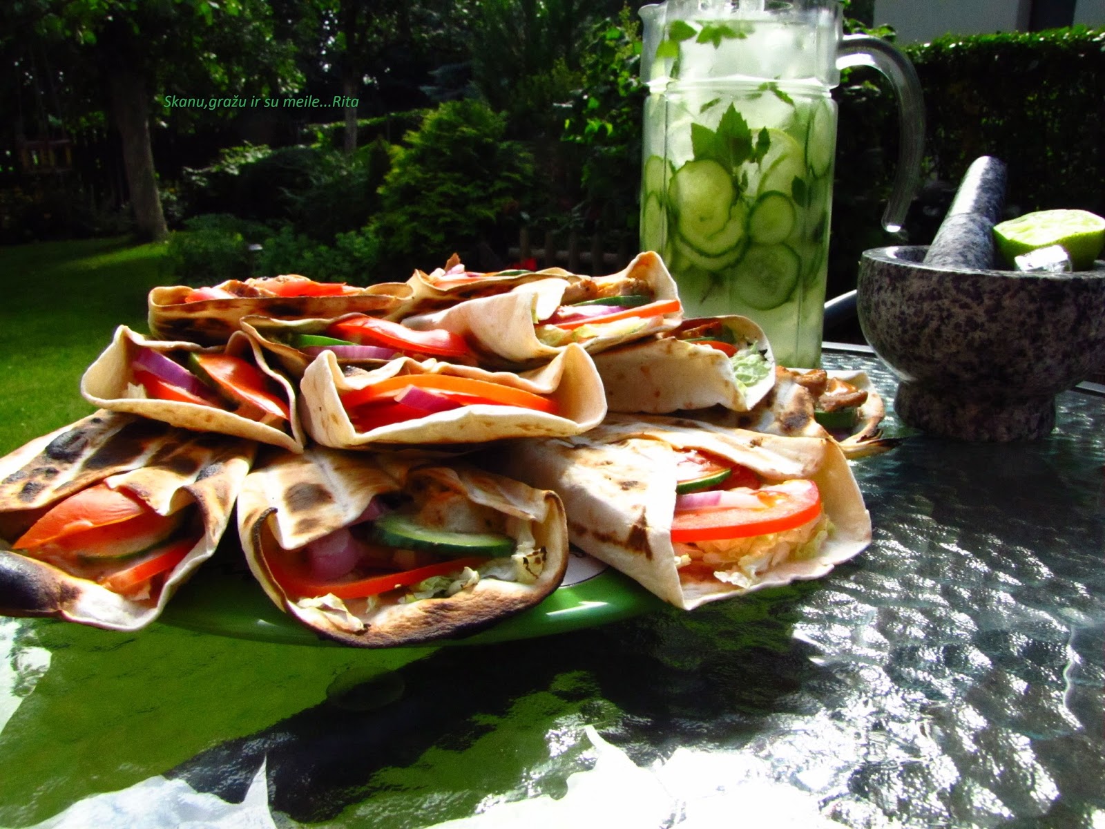 Ritos receptai : Tortilijos ant grotelių