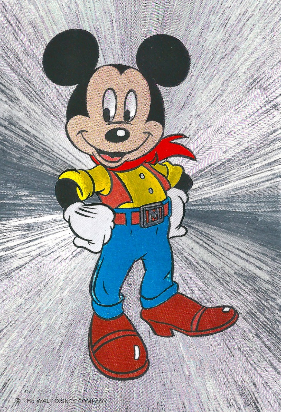 My Favorite Disney Postcards: Cowboy Mickey and Cowgirl Minnie ...