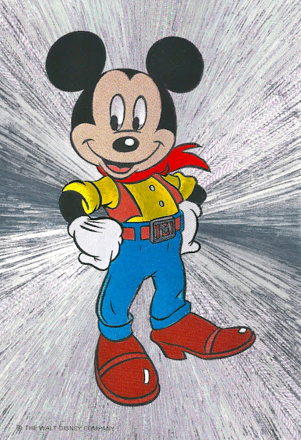 My Favorite Disney Postcards: Cowboy Mickey and Cowgirl Minnie ...