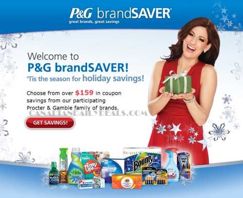 Canadian Daily Deals: P&G Brandsaver Coupons Available Now November ...