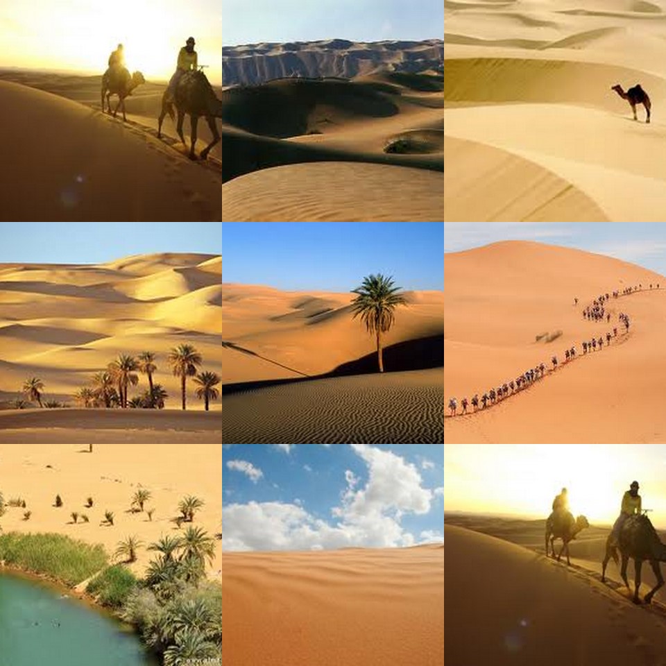 **MIL LUGARES PARA VISITAR**: Deserto do Saara-Africa