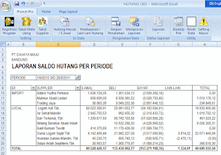 SHARE - Istana Excel: Aplikasi Excel Hutang - Isti Soedarsono's Blog