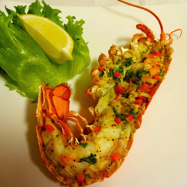 Edels Mat : Gratinert hummer med spicy kryddersmør