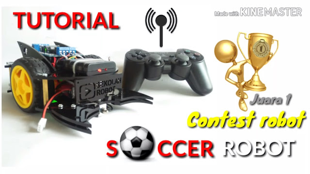 Robot soccer (robot sepak bola) ~ Hacking Arduino Project