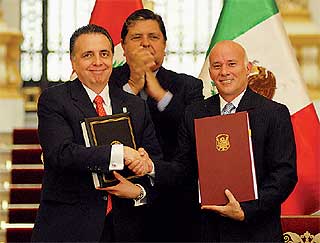 Compartiendo mi opinión: Perú y México firmaron TLC