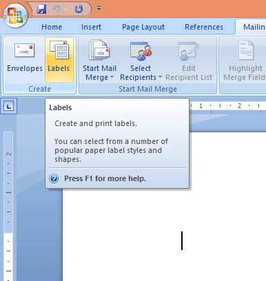 Cara Membuat Label Ms Word Sendiri dengan Mudah