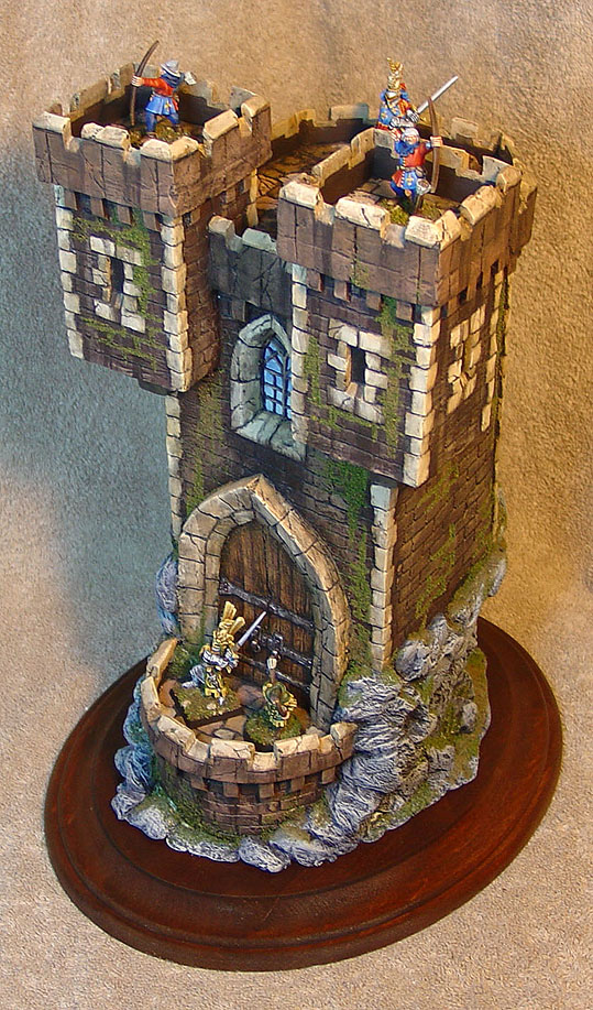James Wappel Miniature Painting: Painting the Guard Tower diorama