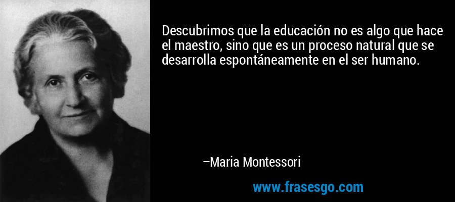 Proceso de pedagogía: Frases de los mejores pedagogos de la época