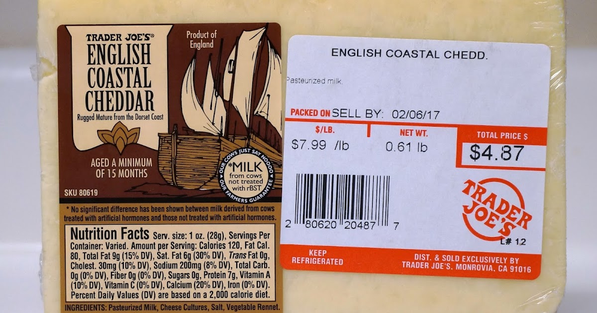 Exploring Trader Joe's: Trader Joe's English Coastal Cheddar