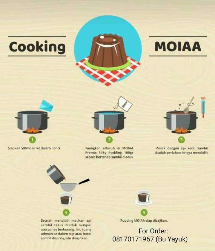 Pudding Moiia: Praktis Macam Macam Rasanya - M - STORE