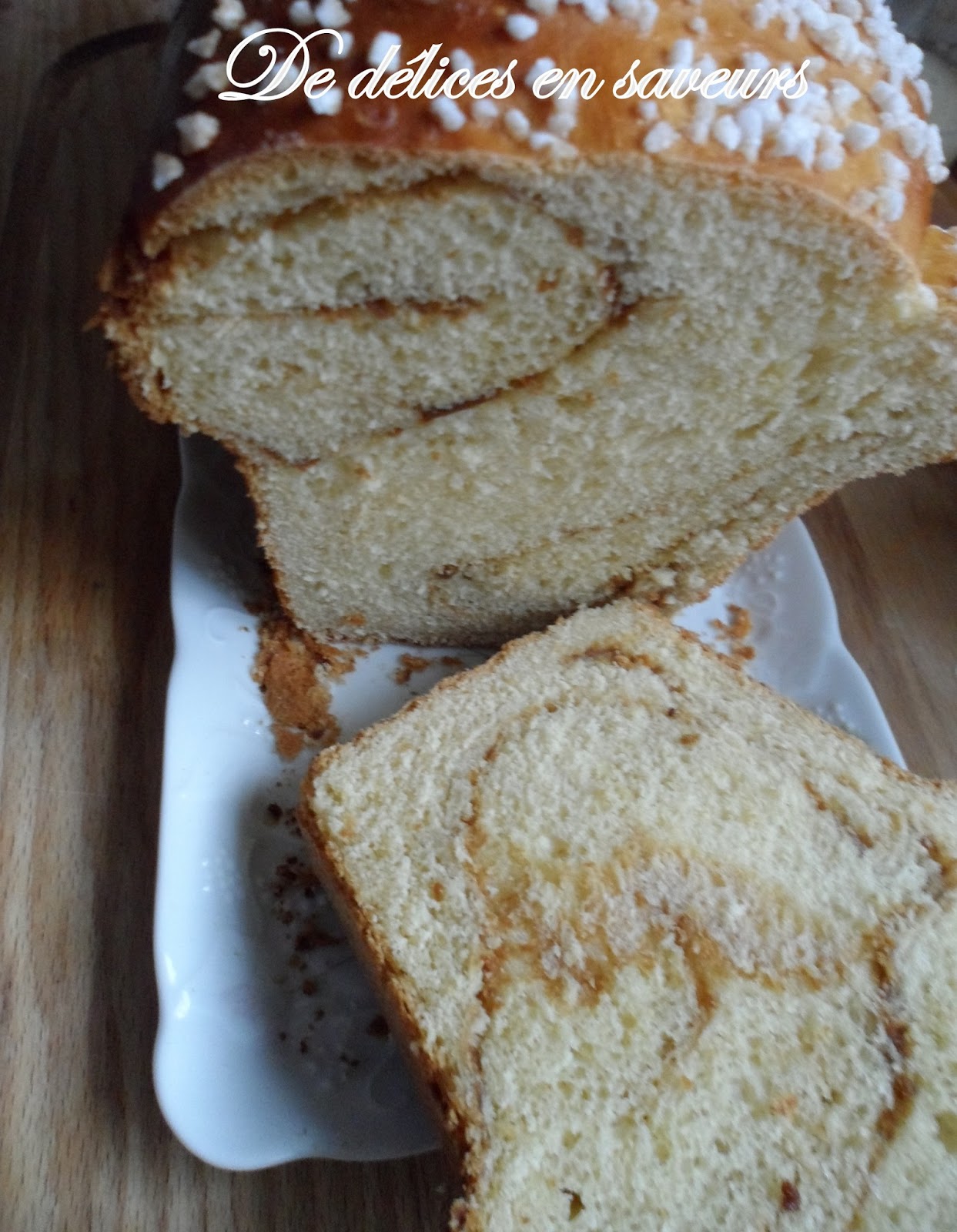 De délices en saveurs: Brioche russe au praliné