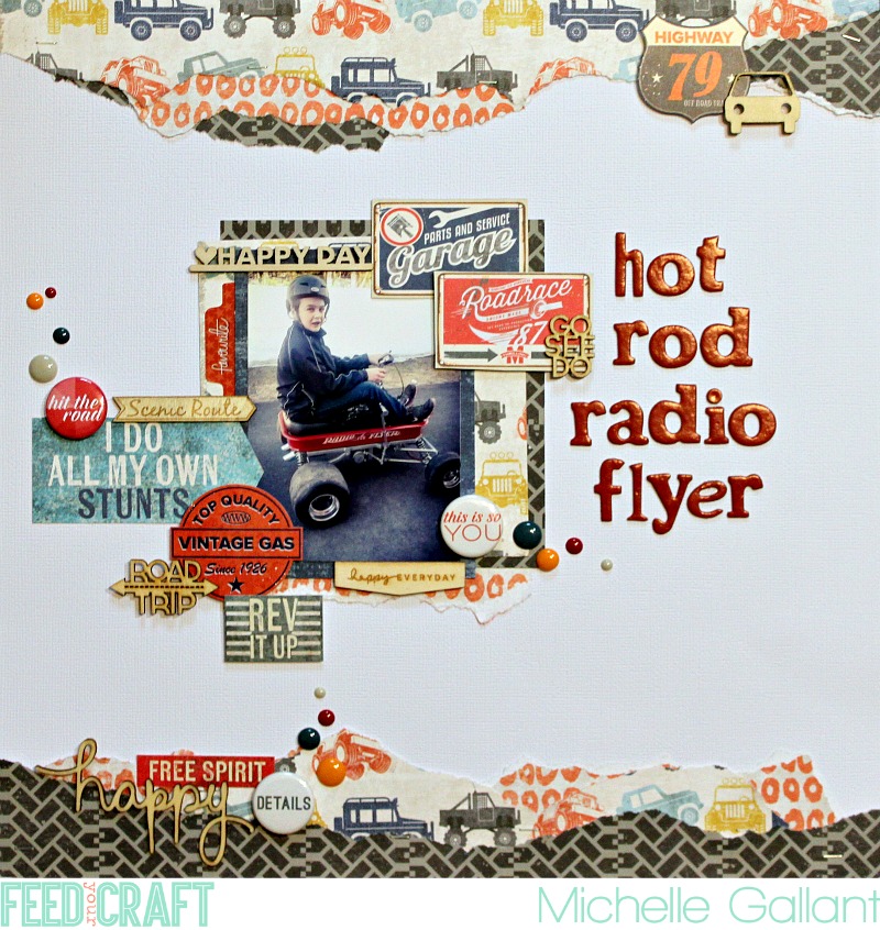 Scraps & Pixels: Hot rod radio flyer