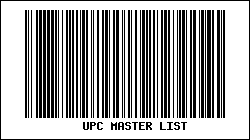 UPC MASTER LIST