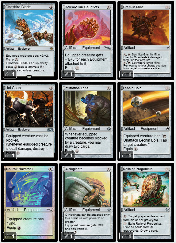Magic the Gathering Adventures: Modern Artifacts Super Deck 1 of 2