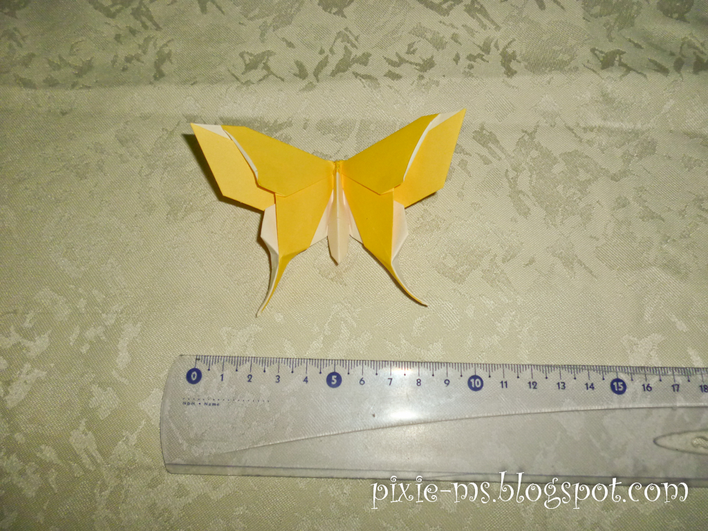 Papírvilág: origami butterfly / origami lepke