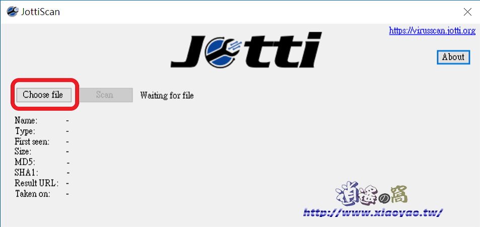 Jotti malware scan 線上惡意軟件掃描，可同時上傳 5 個檔案