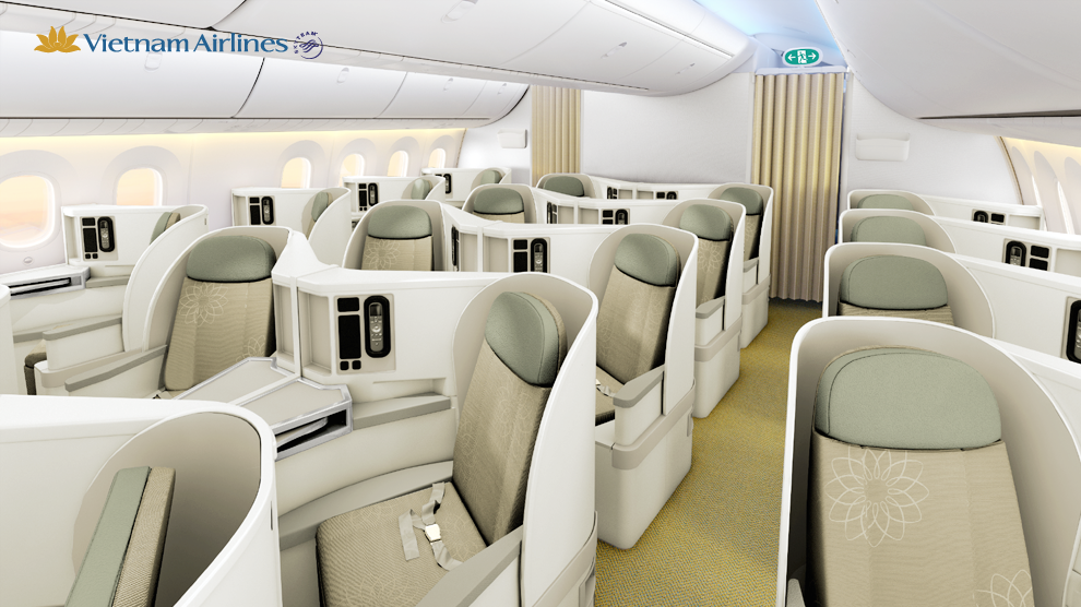 VNAFlyer: Vietnam Airlines Releases Interior Images for 787, A350