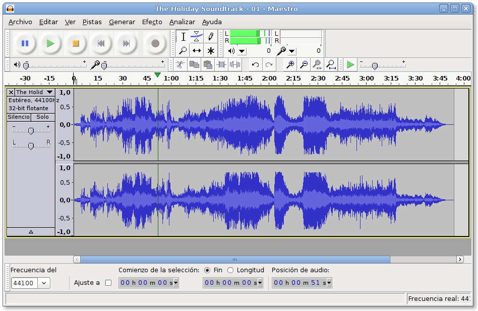 Cuentos, canciones y más cosas: Audacity