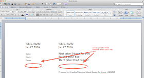 Raffles and Raffle Tickets: Create numbered raffle tickets in Word for ...