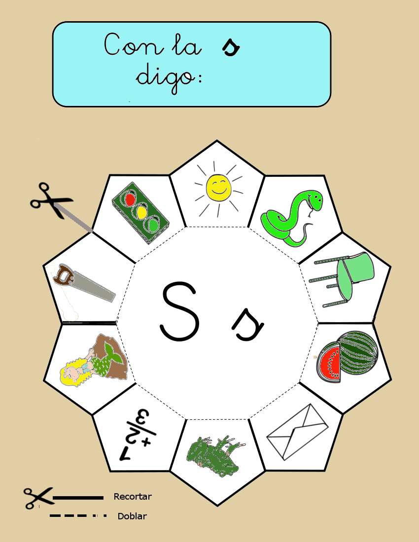 ¿Qué puedo hacer hoy?: Con la S digo....