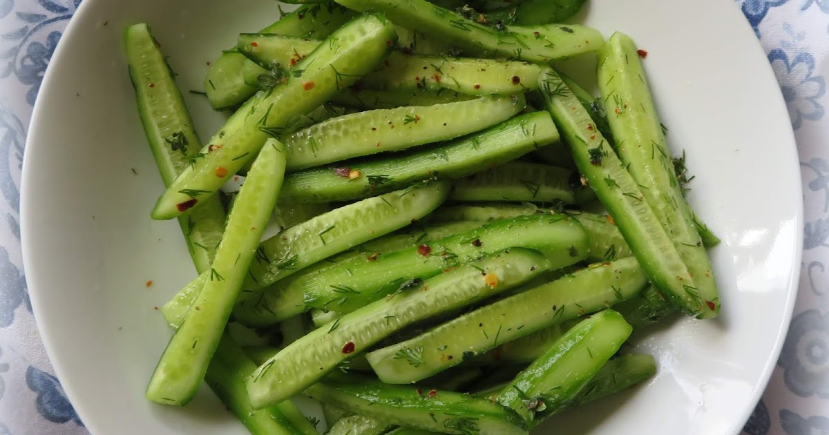 Dilled Cucumber Spears | The English Kitchen