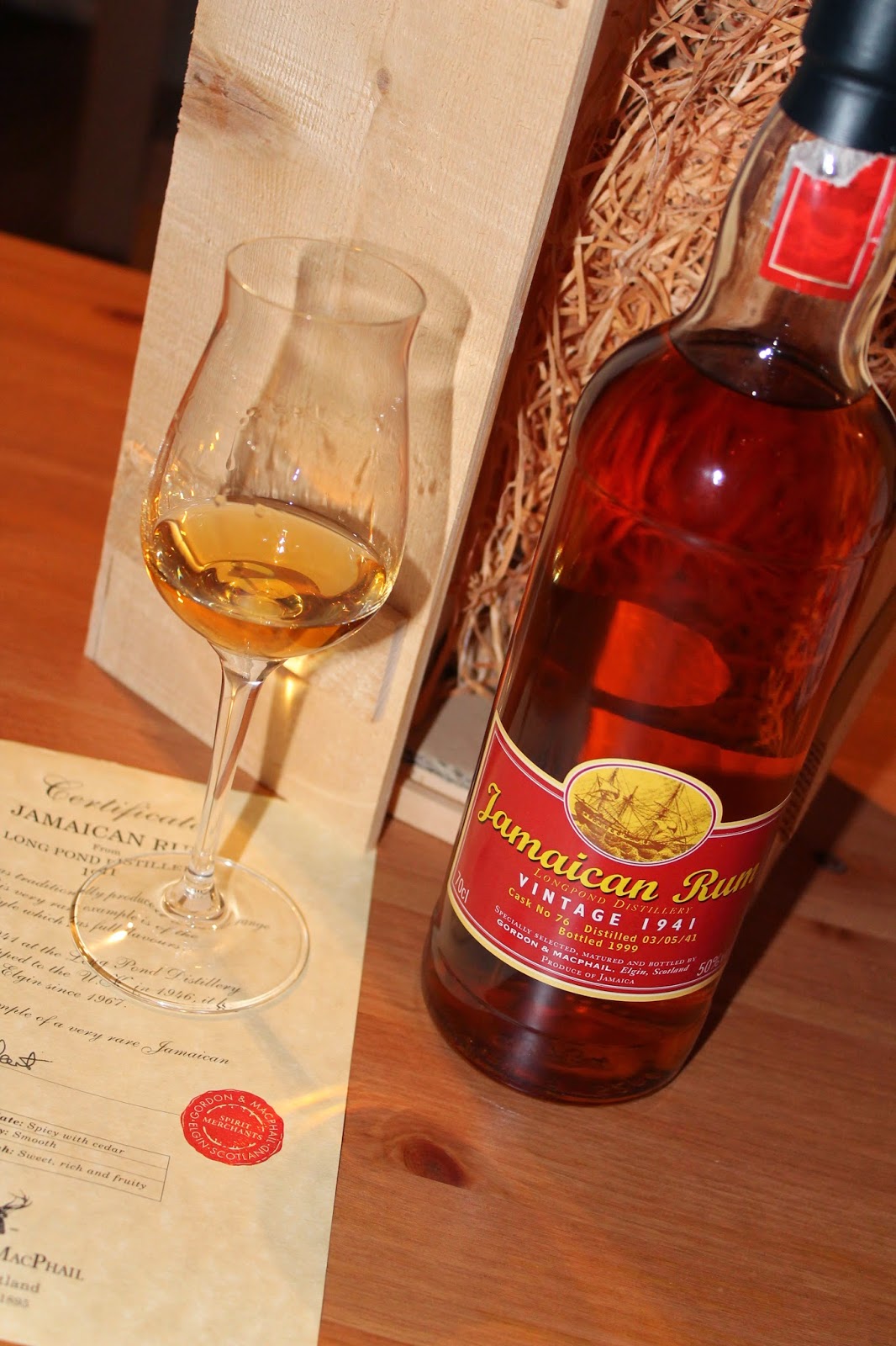 Barrel Aged Thoughts: Gordon & MacPhail Jamaica Rum Long Pond 1941
