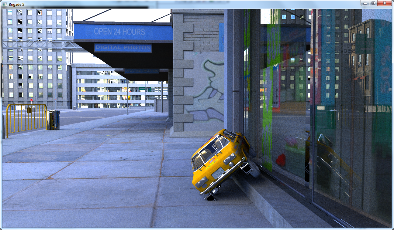Ray Tracey's blog: Real-time path tracing: racing game