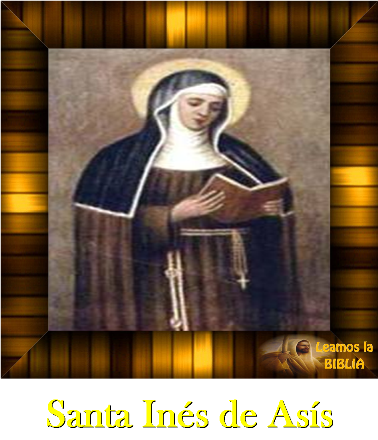 Leamos la BIBLIA: Santa Inés de Asís