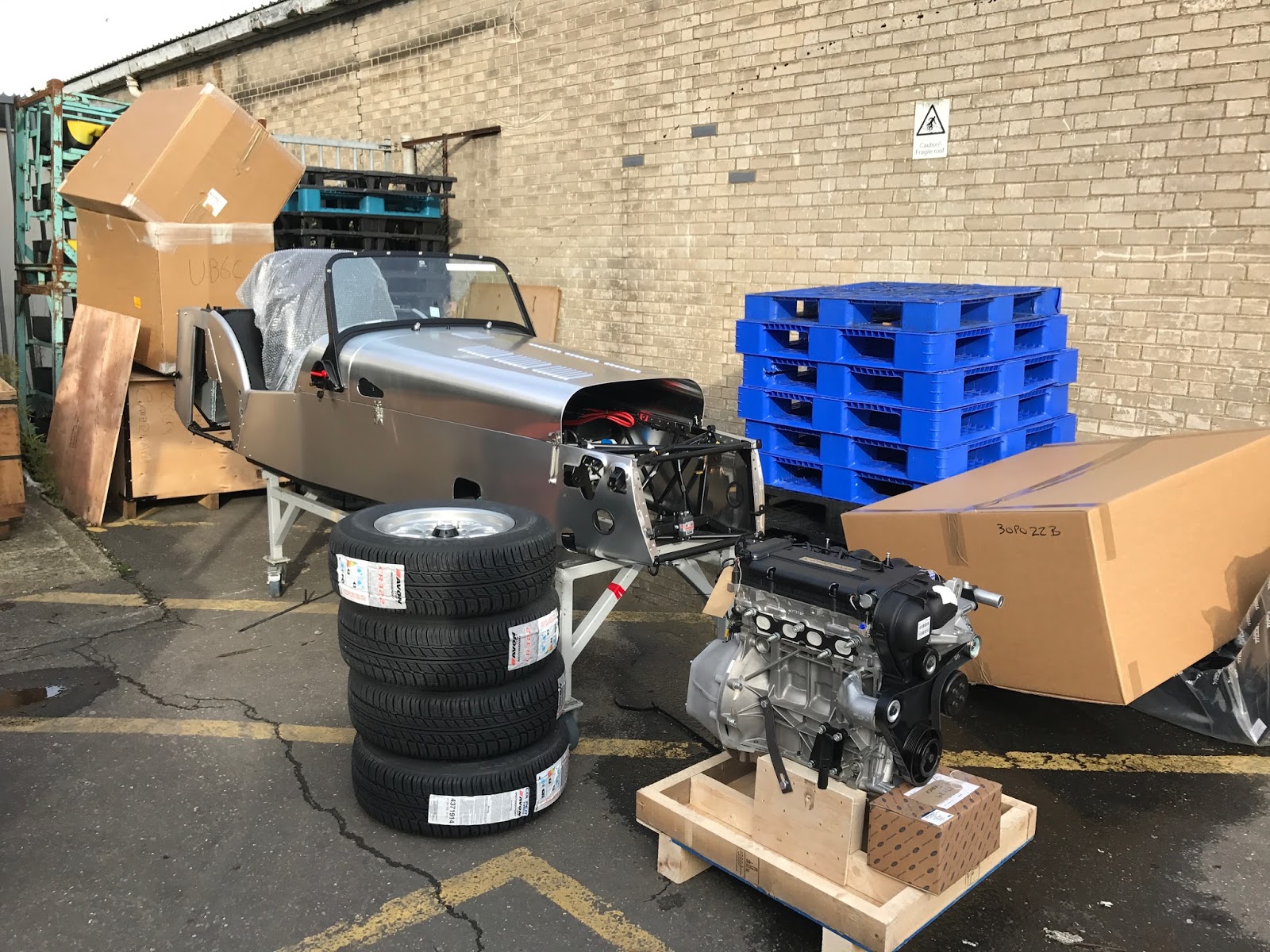 2019 Caterham 270R Racing Blog: 2017 Caterham Academy Kit - Collection Day