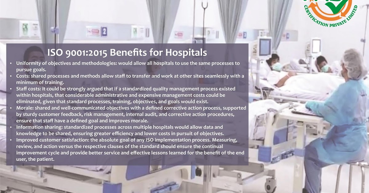 Why ISO Certification for Hospitals or Medical Units????