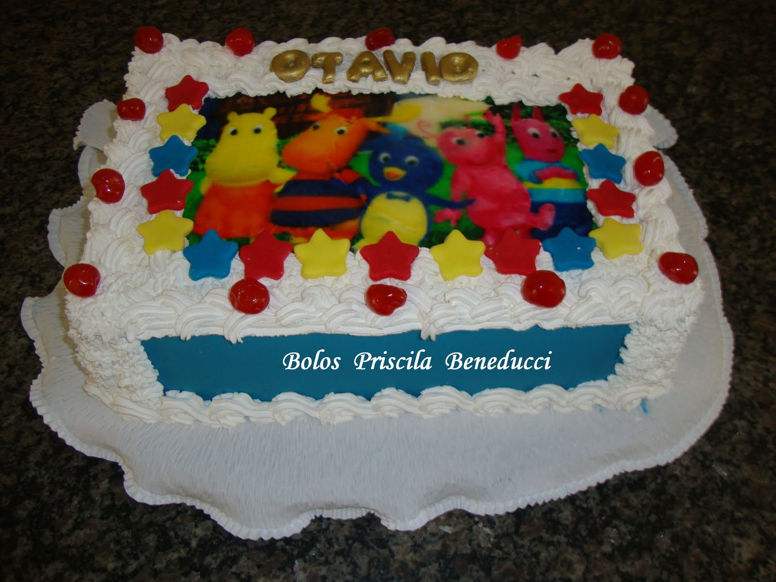 Bolos Priscila Beneducci Pâtisserie: "bolo backyardigans belo horizonte", "bolo backyardigans bh ...